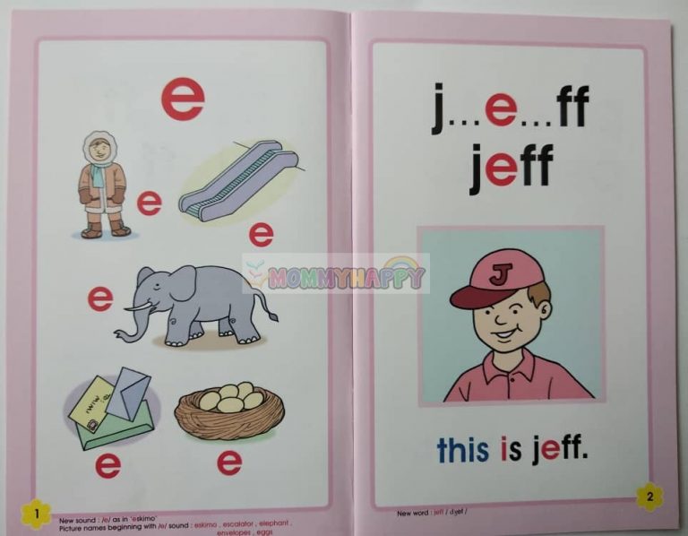 BK02-A : SET READ EASY PHONICS - BEGINNER LEVEL - MommyHappy