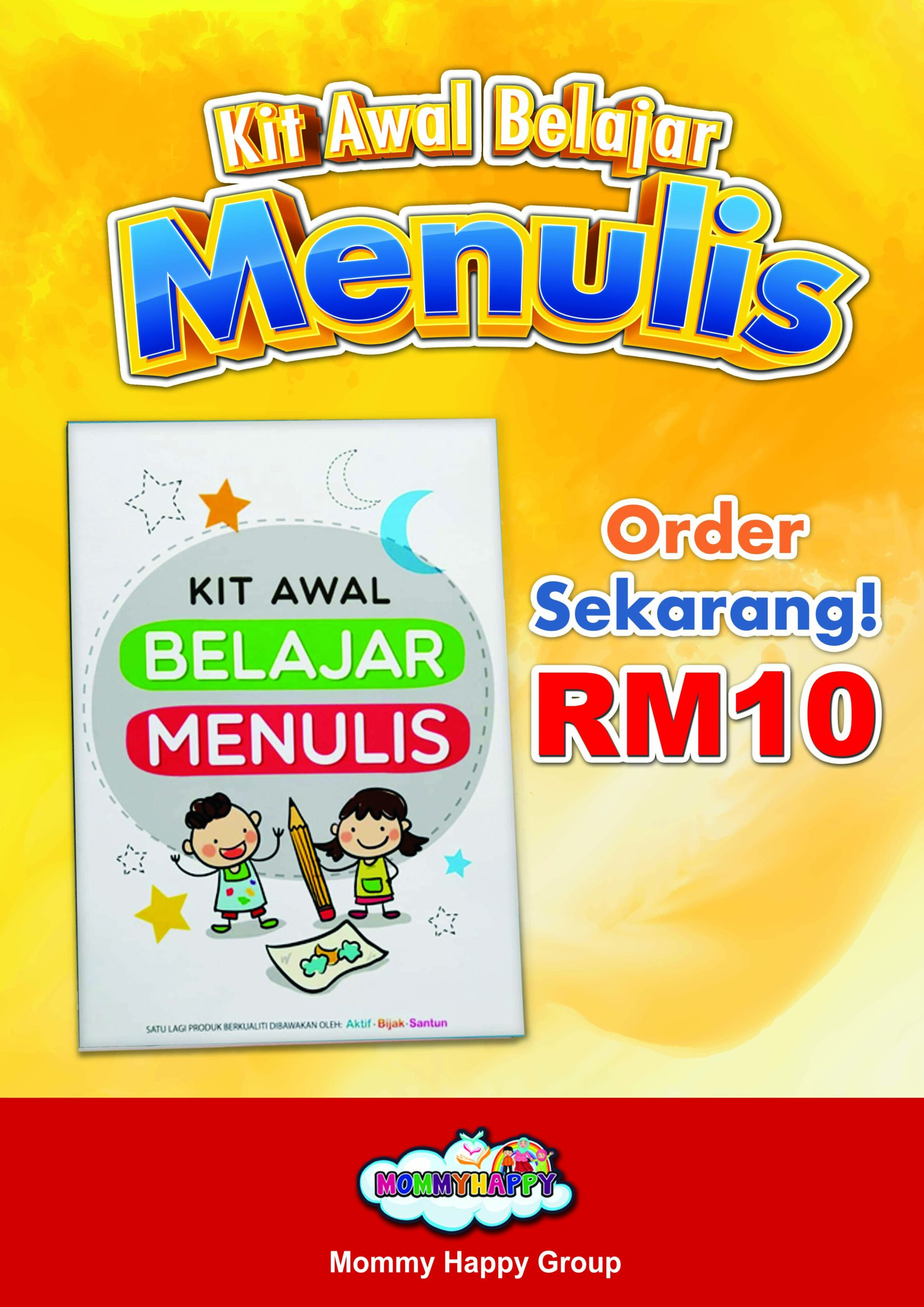 BK11-BUKU KIT AWAL BELAJAR MENULIS - MommyHappy