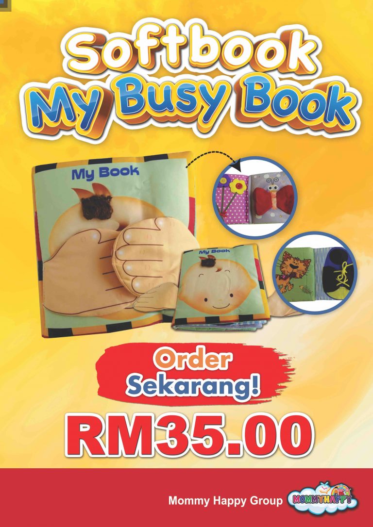 SB01- SOFTBOOK "MY BUSY BOOK" - MommyHappy