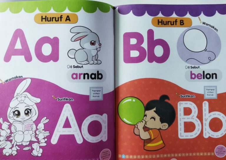 BA57- BUKU AKTIVITI ABC PERTAMAKU 1 - MommyHappy