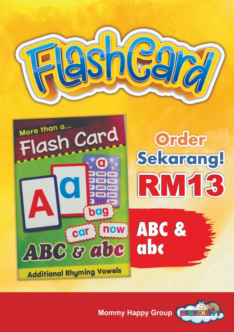 FC24-FLASH CARD ABC&abc - MommyHappy