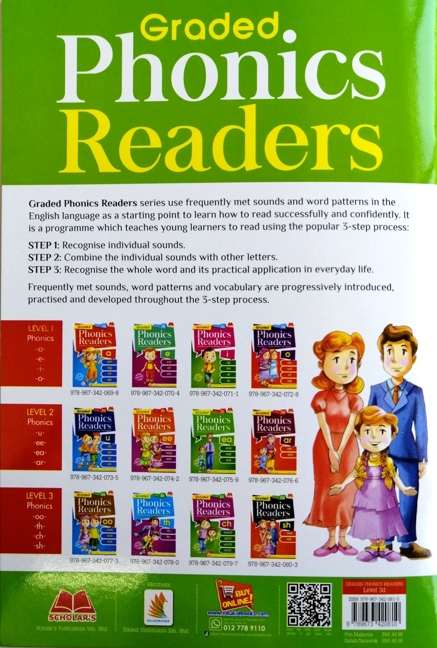 BK75- SET GRADED PHONICS READER - MommyHappy