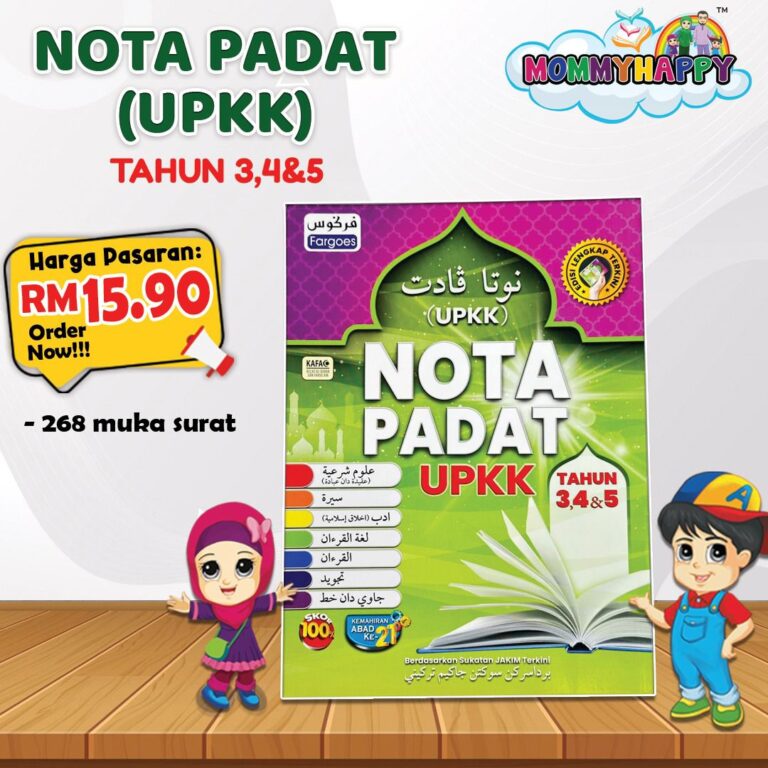 UPK13- NOTA PADAT UPKK TAHUN 3,4 & 5 - MommyHappy