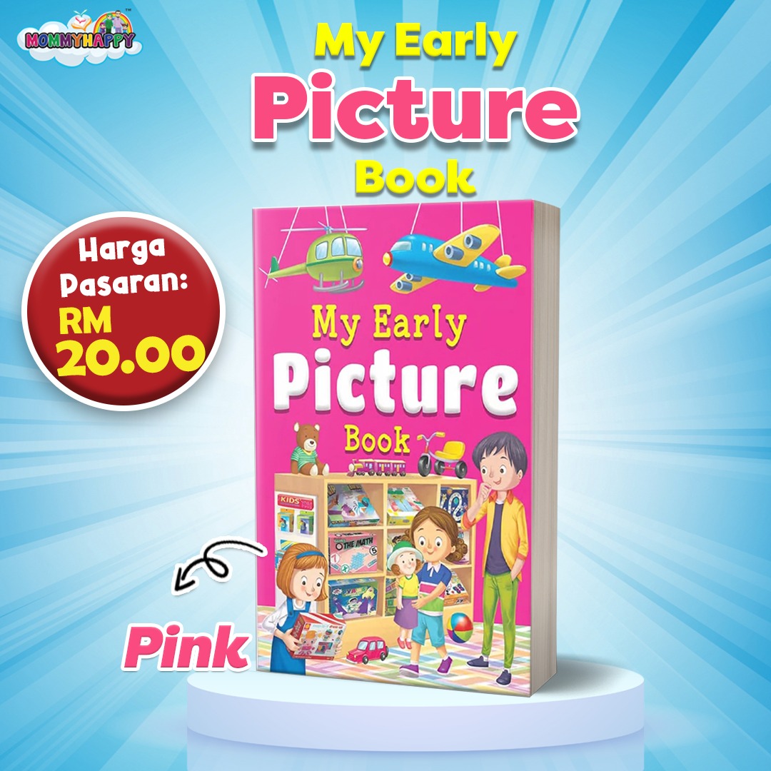 MAYBK02-MY EARLY PICTURE BOOK PINK - MommyHappy