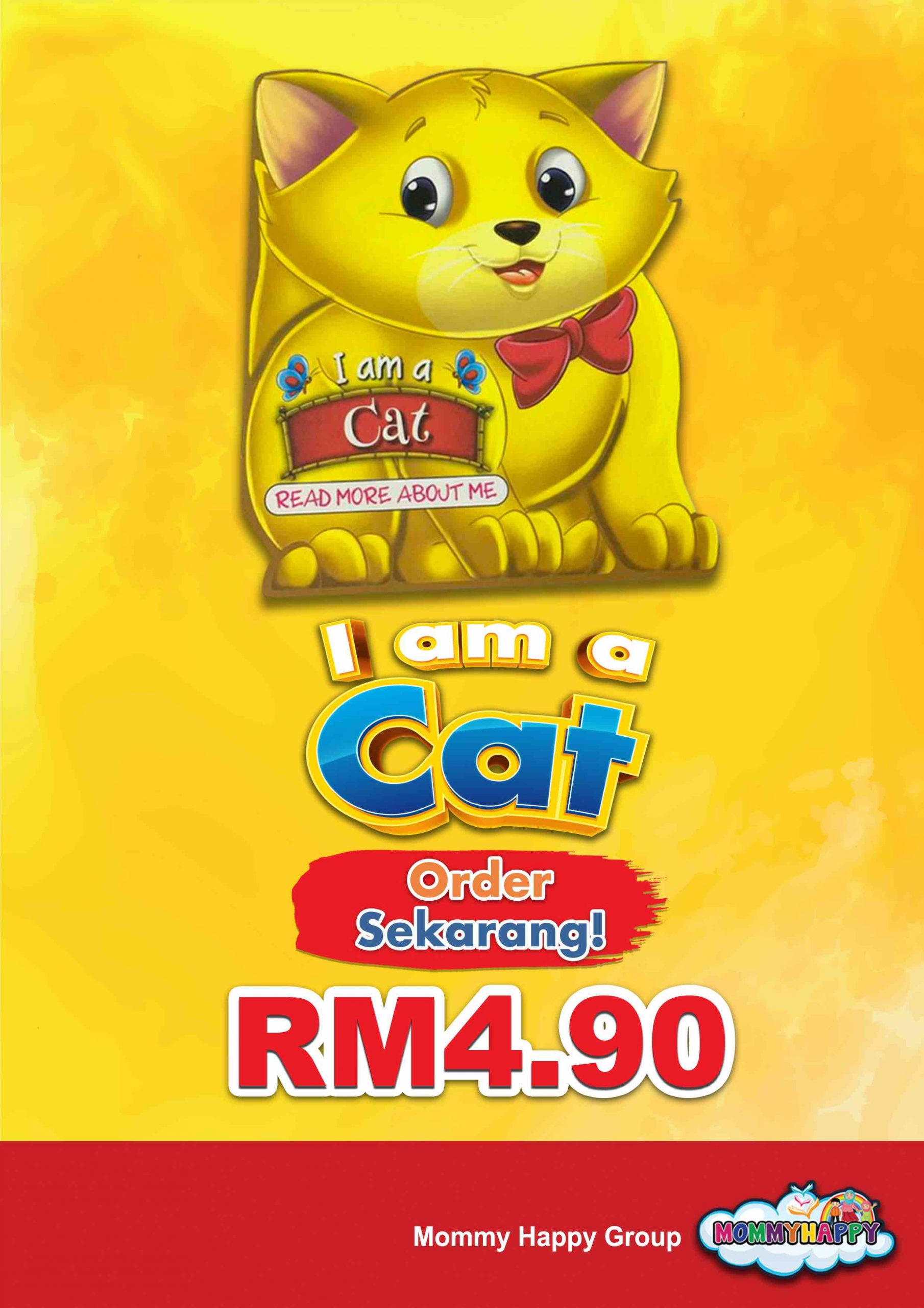 BE03 English Story Book I Am A Cat MommyHappy be03-english-story-book-i-am-a-cat-mommyhappy