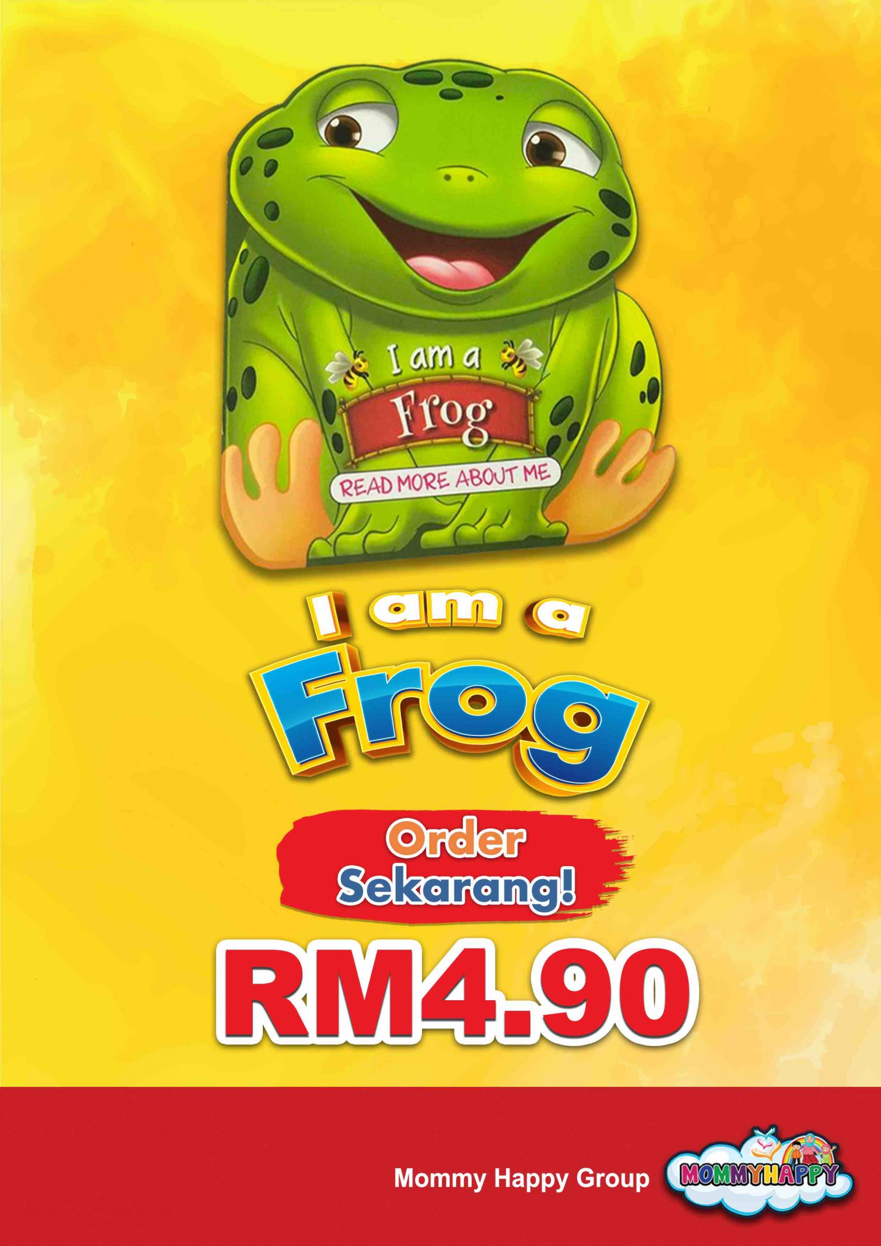 BE04- English Story Book - I am a frog - MommyHappy