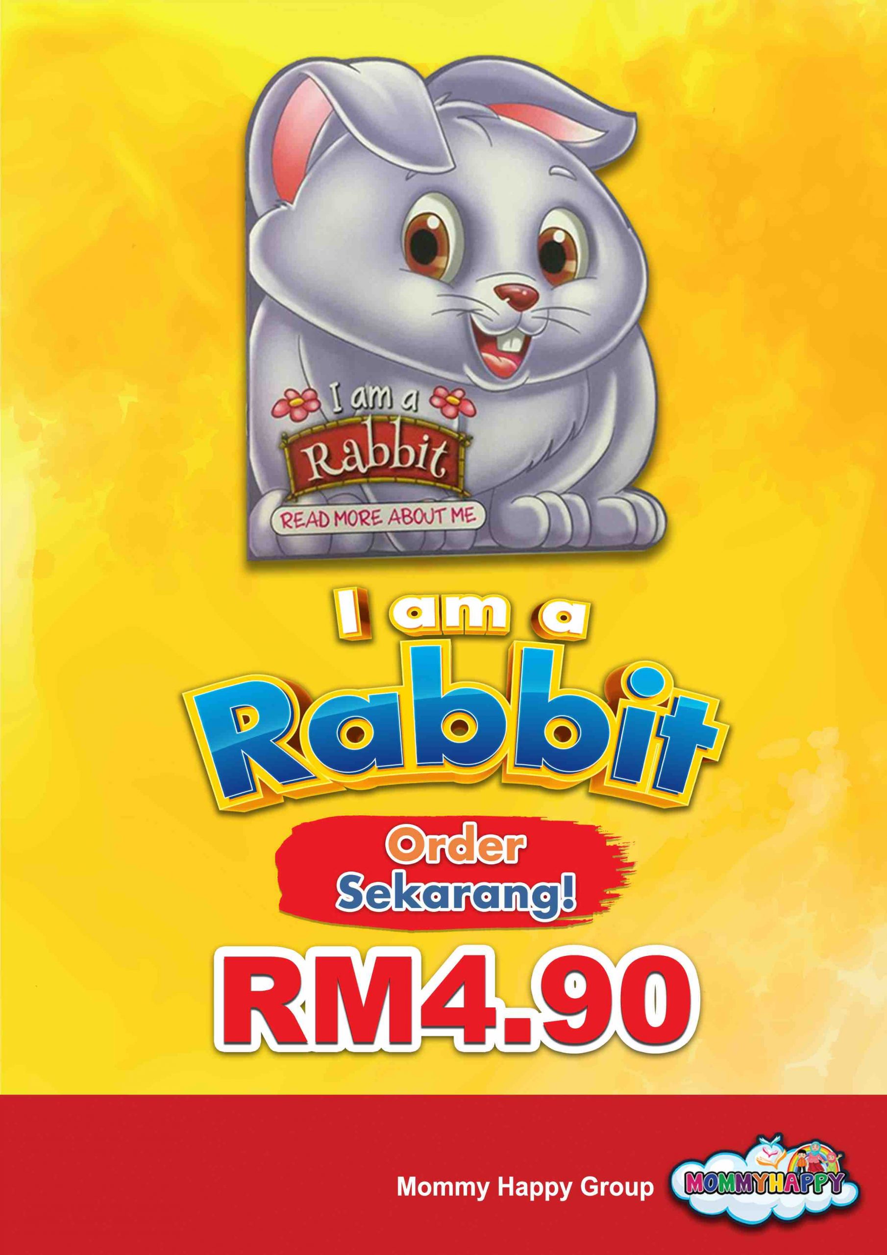 BE12- English Story Book - I am a rabbit - MommyHappy