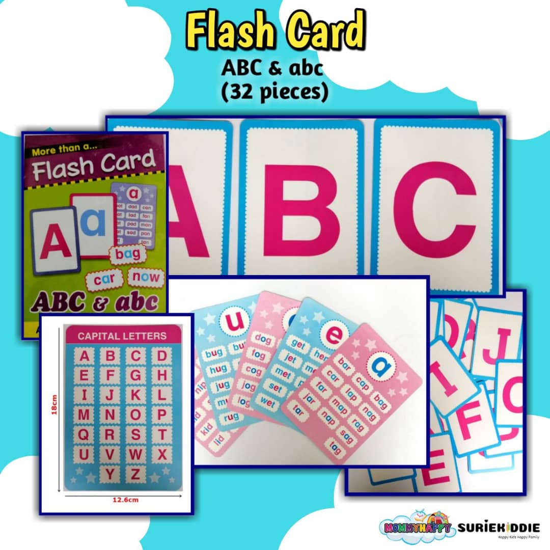 FC24-FLASH CARD ABC&abc - MommyHappy