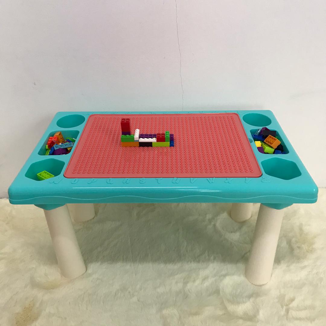 JUNET39-Meja Lego Hijau - MommyHappy