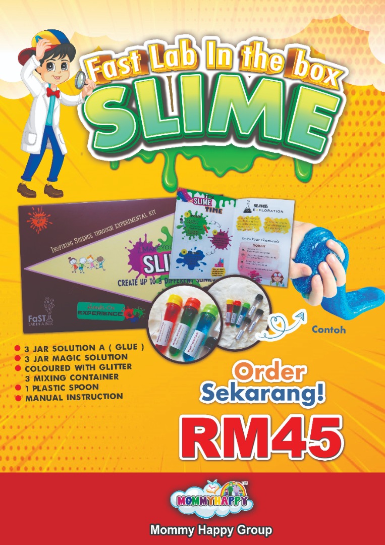 KIDSLAB02- LAB IN THE BOX SLIME - MommyHappy