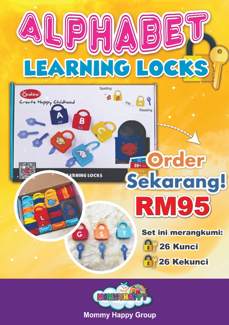 ET100 - Alphabet Learning Lock - MommyHappy