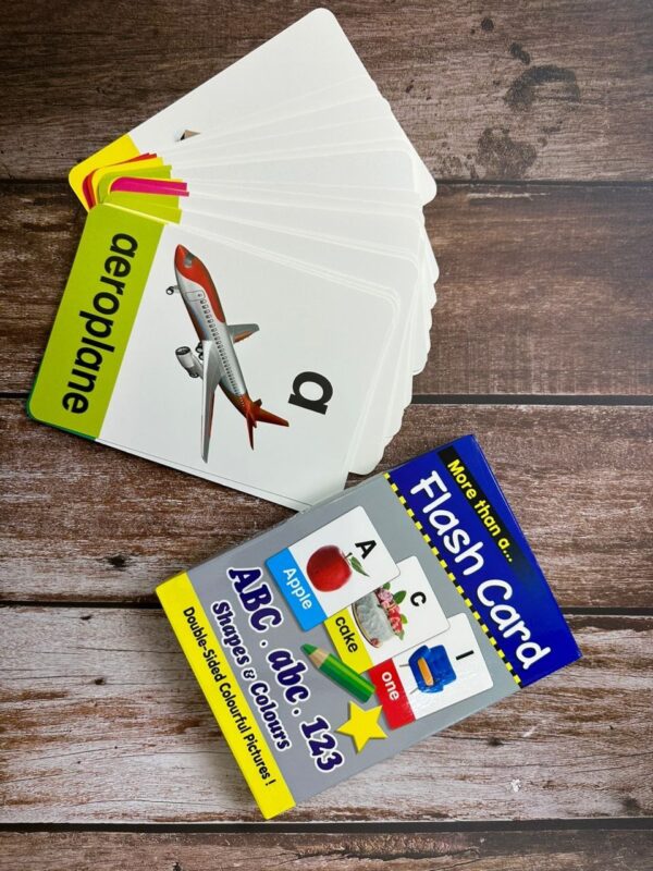 FC56 : FLASHCARD ABC, abc, 123, Shape & colour - MommyHappy