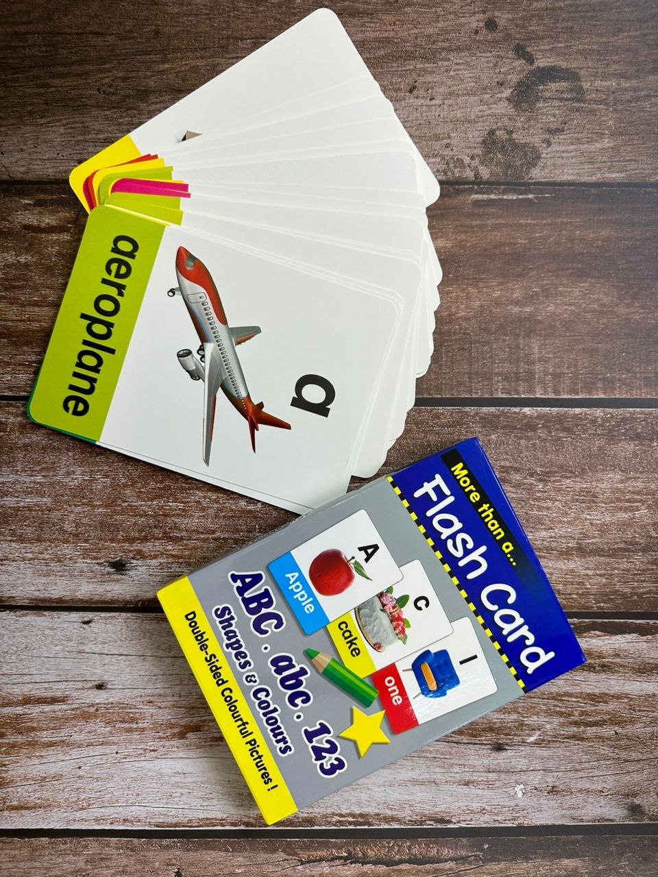 FC56 : FLASHCARD ABC, abc, 123, Shape & colour - MommyHappy