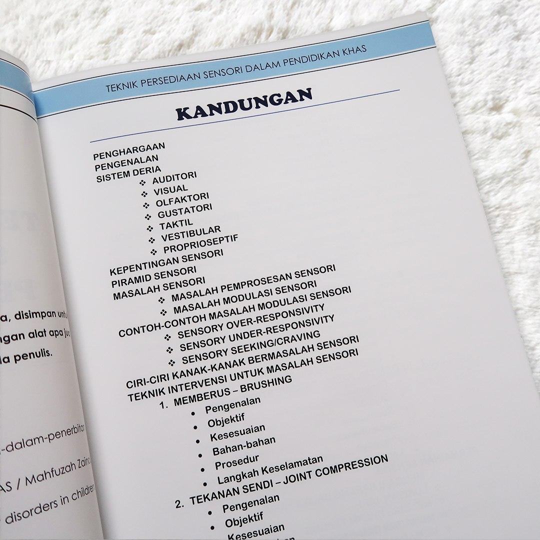 KK04 – BUKU TEKNIK PERSEDIAAN SENSORI DALAM PENDIDIKAN KHAS – MommyHappy