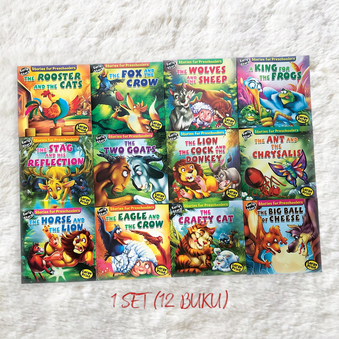 NOVBK02 – EARLY START PRESCHOOL READERS SET (12 BUKU) – MommyHappy
