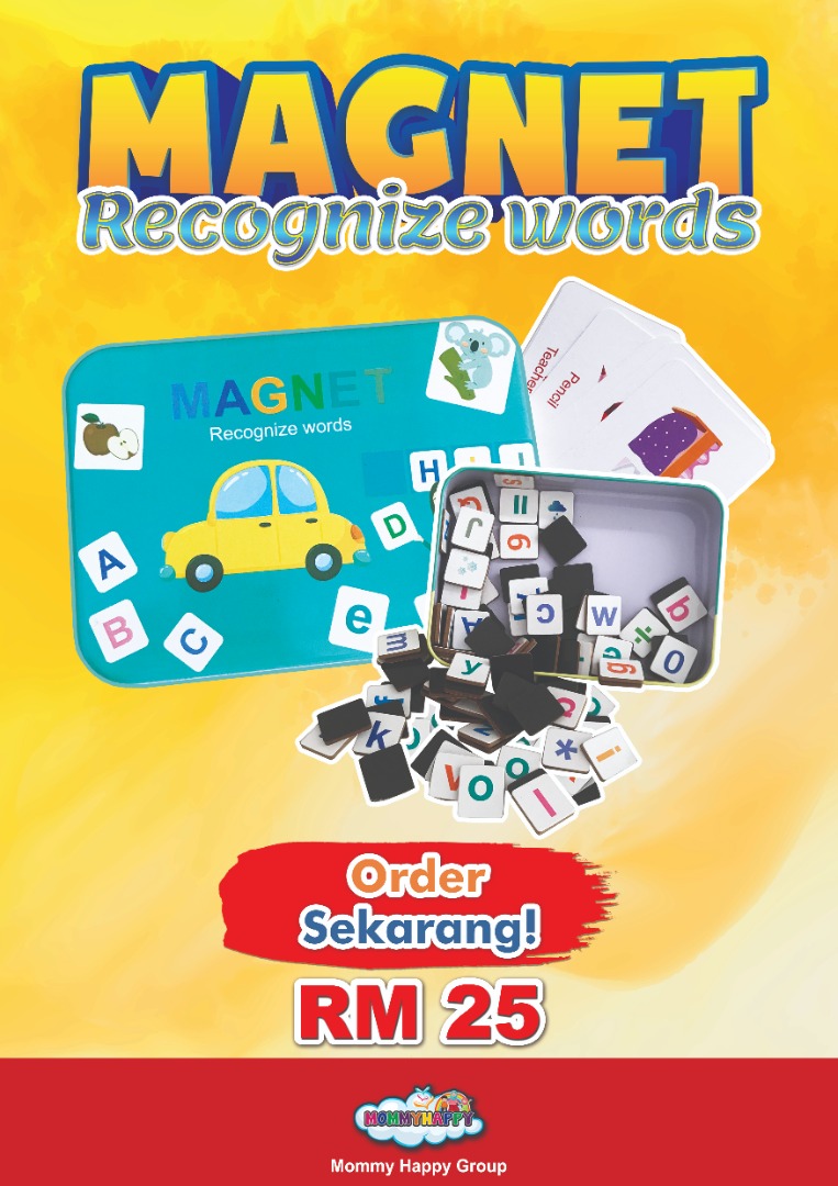 DISET05-MAGNET RECOGNIZE WORDS - MommyHappy