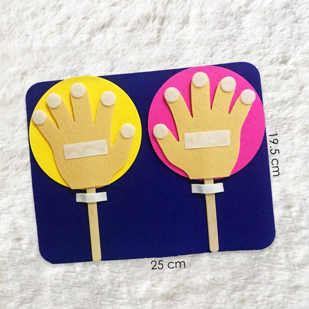 FINGER COUNTING NUMBER FELT - MommyHappy