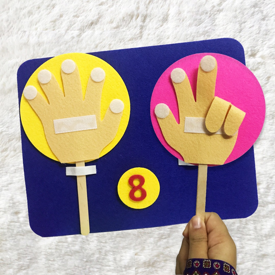 FINGER COUNTING NUMBER FELT - MommyHappy