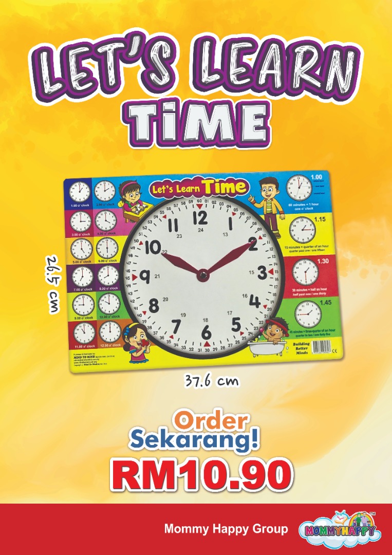LETS LEARN TIME - MommyHappy