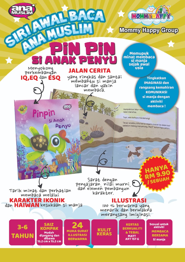 PIN PIN SI ANAK PENYU - MommyHappy