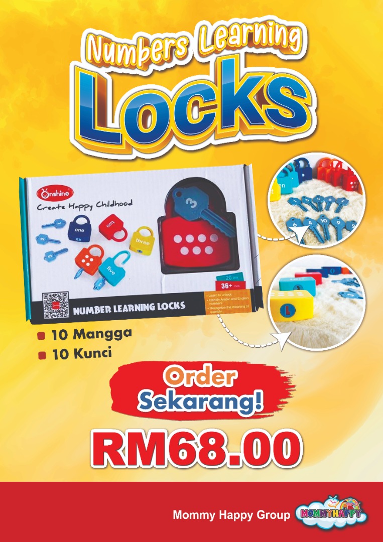 ET104- NUMBERS LEARNING LOCK - MommyHappy