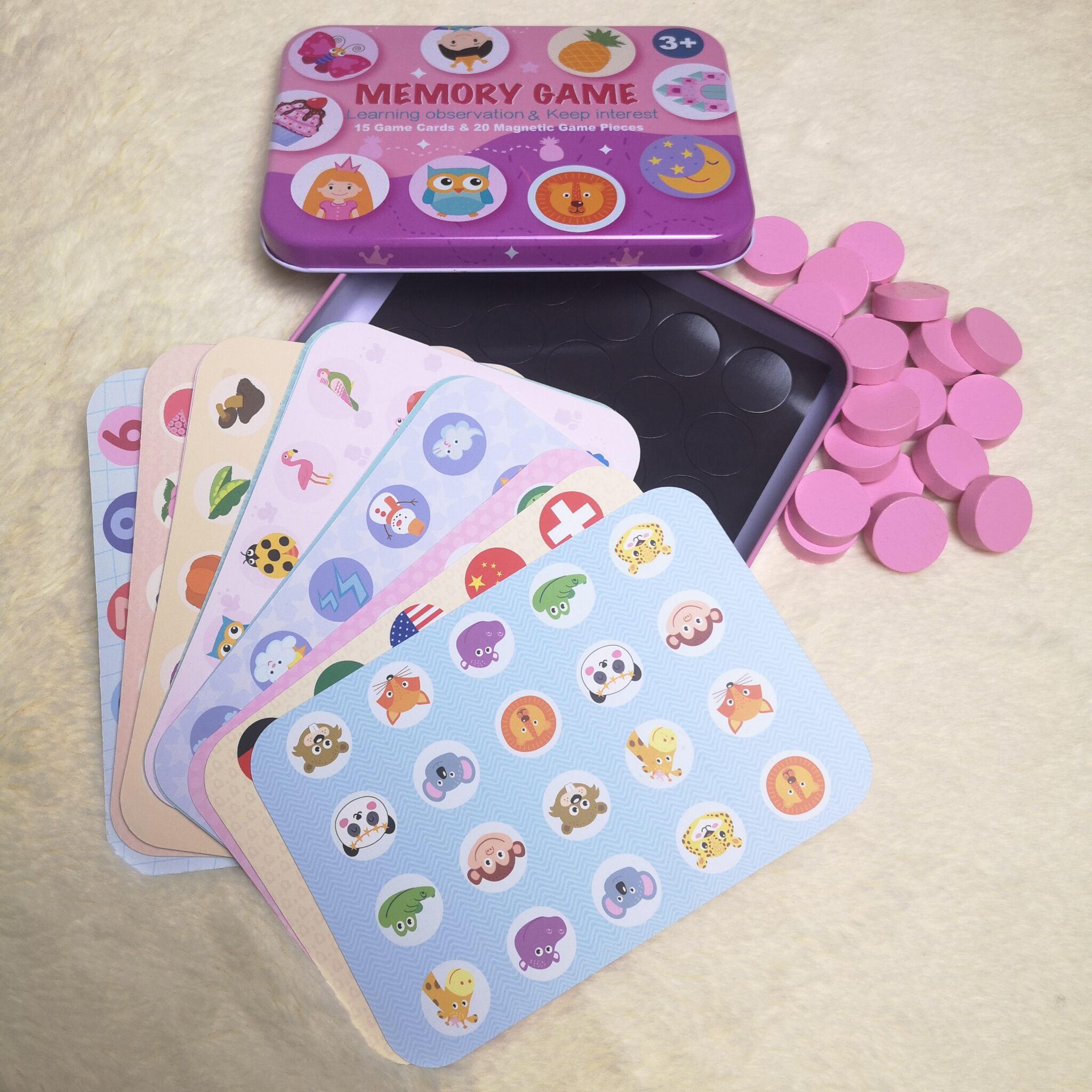 Memory games (Box Pink) - MommyHappy