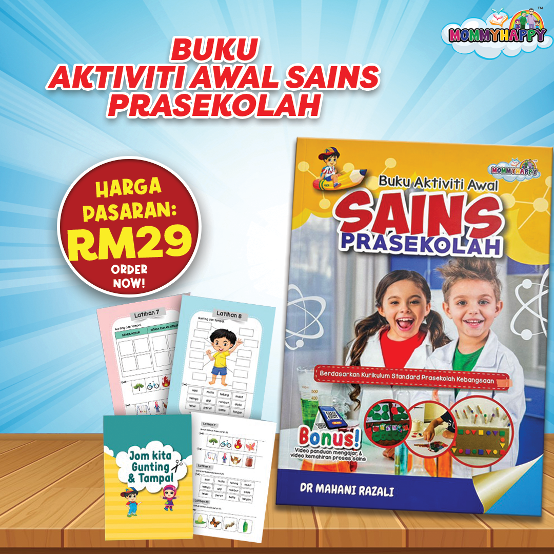 BUKU AKTIVITI AWAL SAINS PRASEKOLAH - MommyHappy