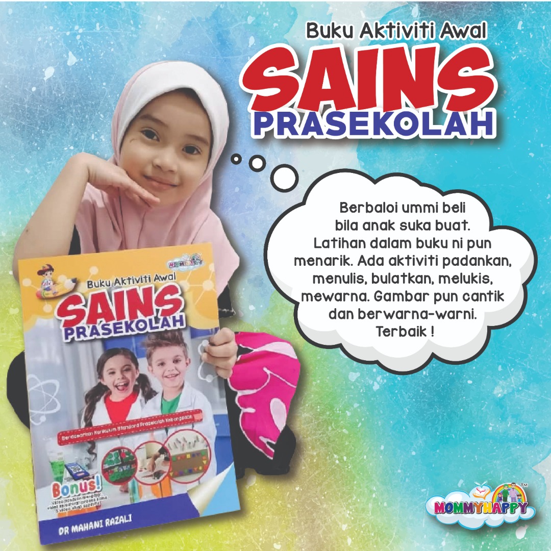 BUKU AKTIVITI AWAL SAINS PRASEKOLAH - MommyHappy