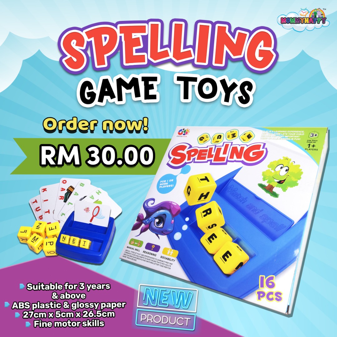 SPELLING GAME - MommyHappy