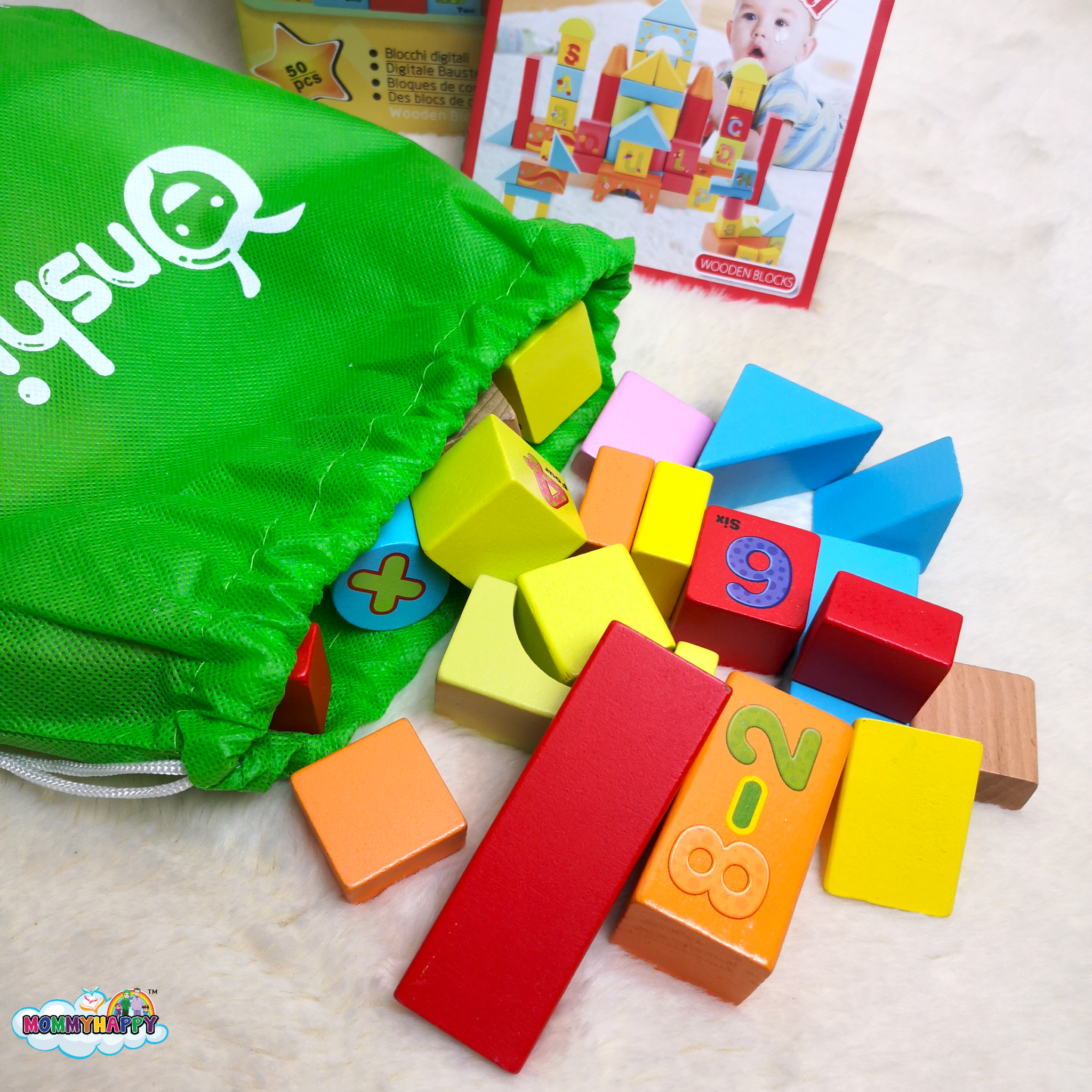 Digital Building Blocks 50 pcs – MommyHappy