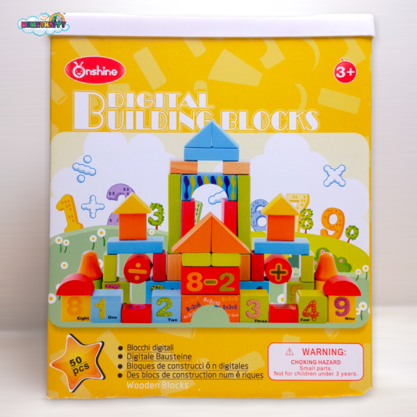 Digital Building Blocks 50 pcs - MommyHappy