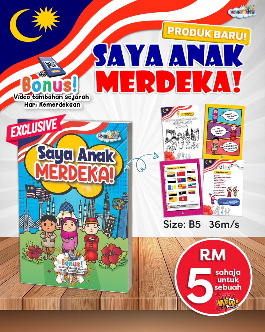 BUKU SAYA ANAK MERDEKA - MommyHappy