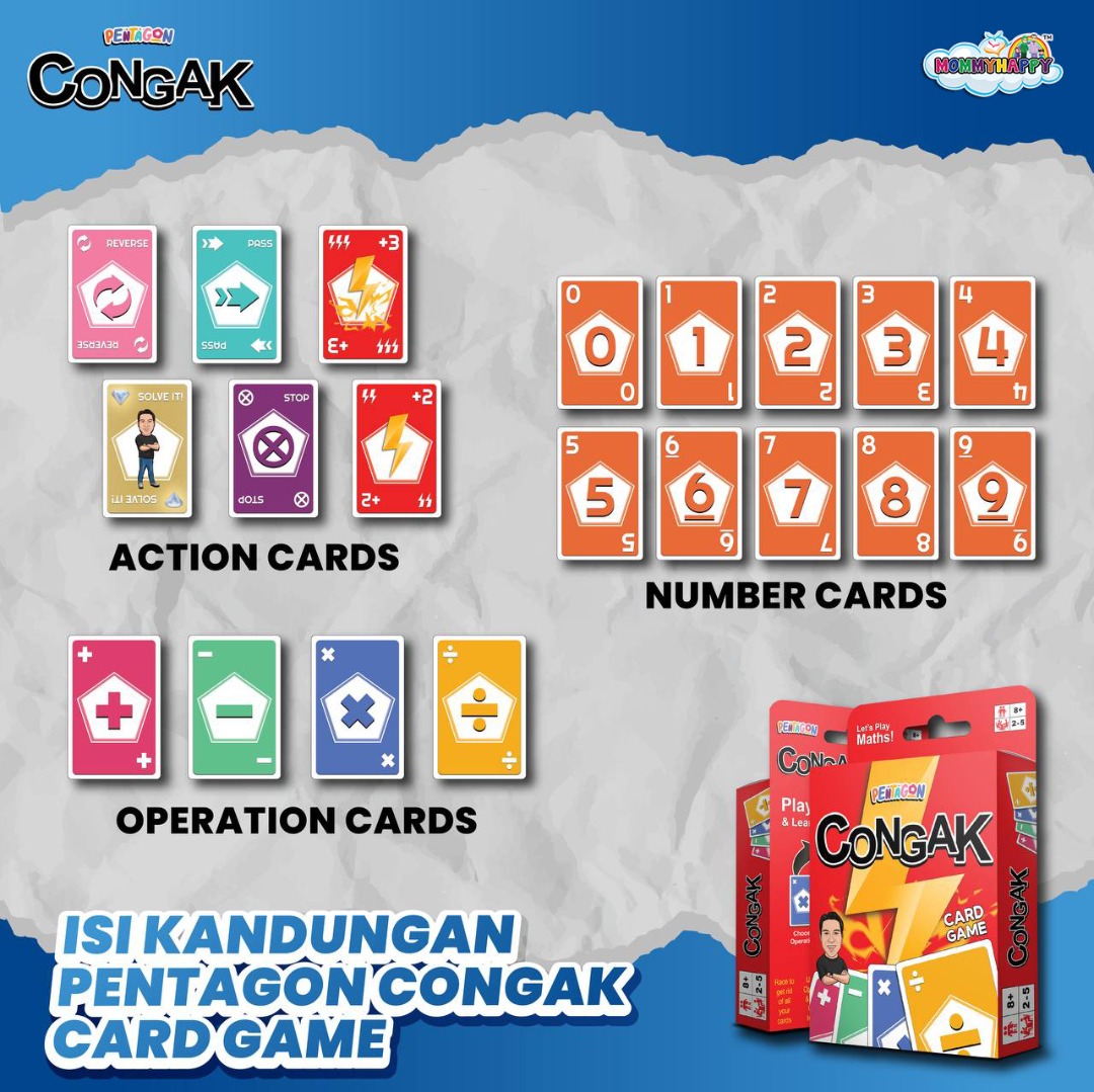 PENTAGON CONGAK CARD GAME - MommyHappy