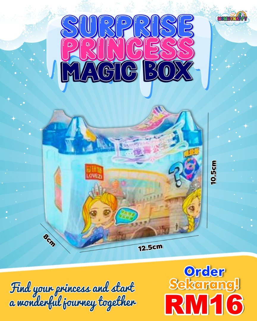 SURPRISE PRINCESS MAGIC BOX - MommyHappy