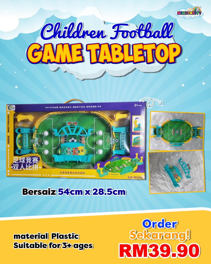 CHILDREN FOOTBALL GAME TABLETOP - MommyHappy
