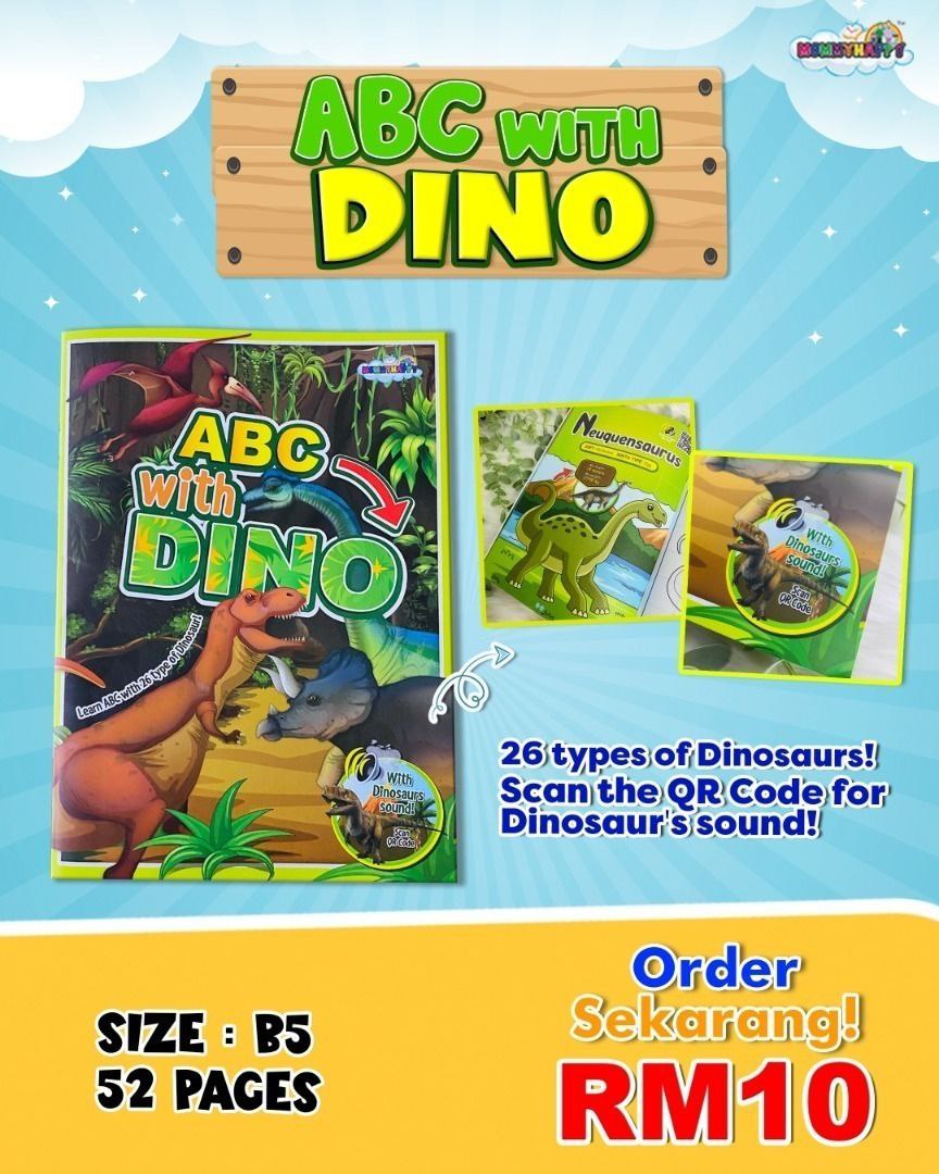 ABC WITH DINO - MommyHappy