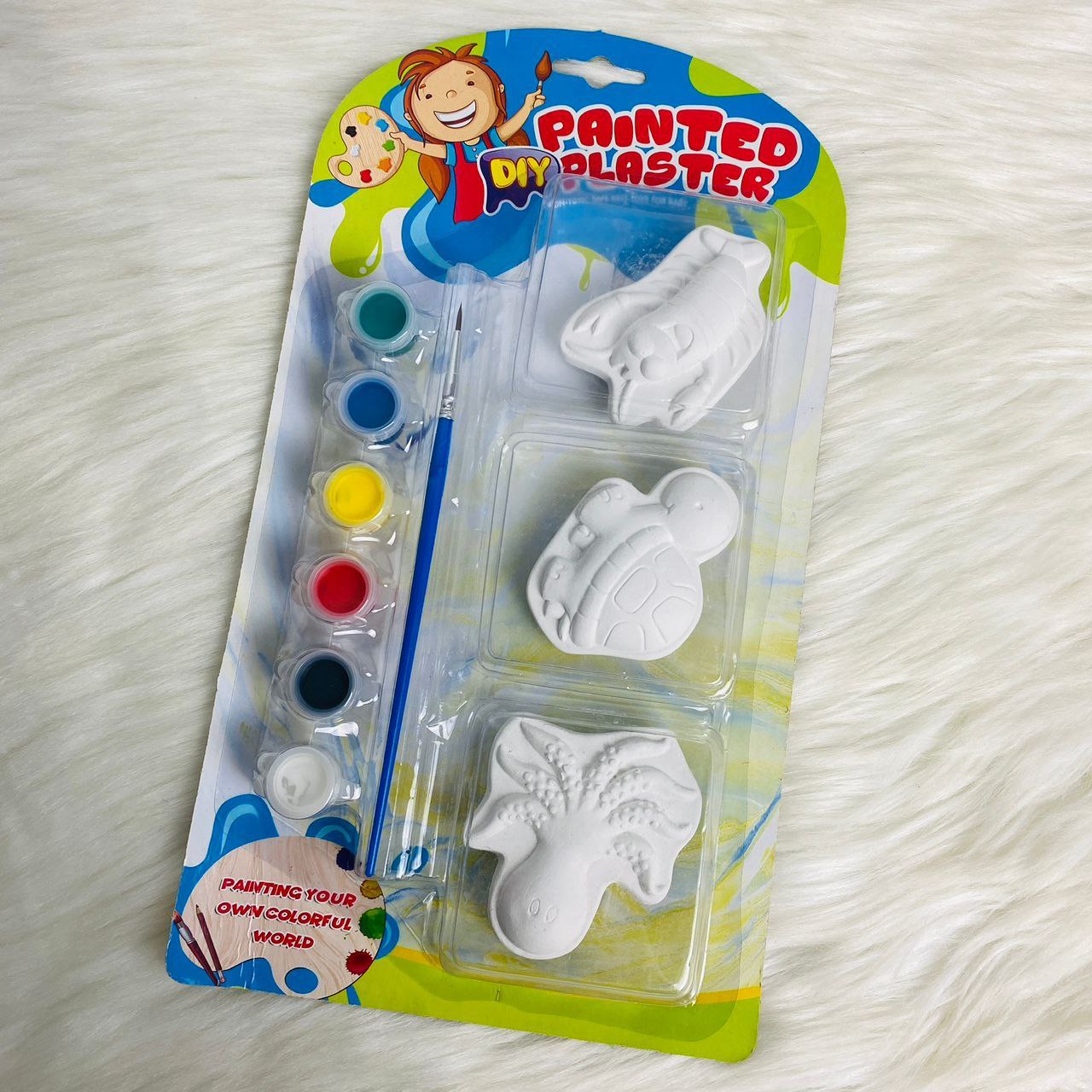 DIY PAINTED PLASTER - MommyHappy