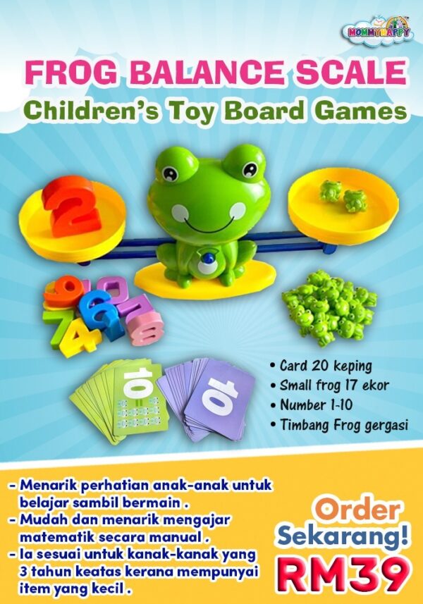 FROG BALANCE SCALE - MommyHappy