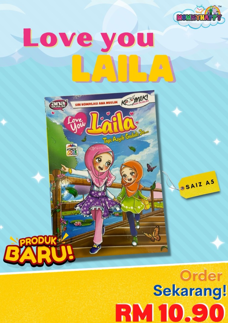 BUKU LOVE YOU LAILA, TAPI ASYIK GADUH JE - MommyHappy
