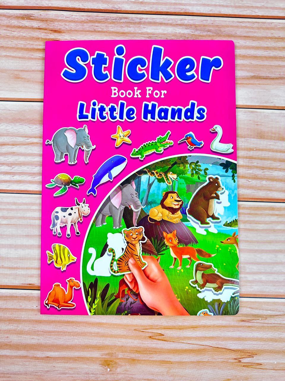 STICKER BOOK FOR LITTLE HANDS (PINK) - MommyHappy