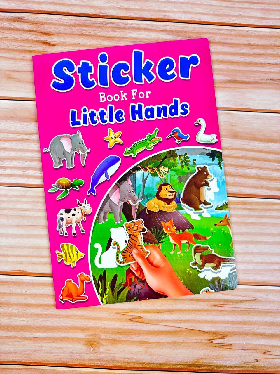 STICKER BOOK FOR LITTLE HANDS (PINK) – MommyHappy