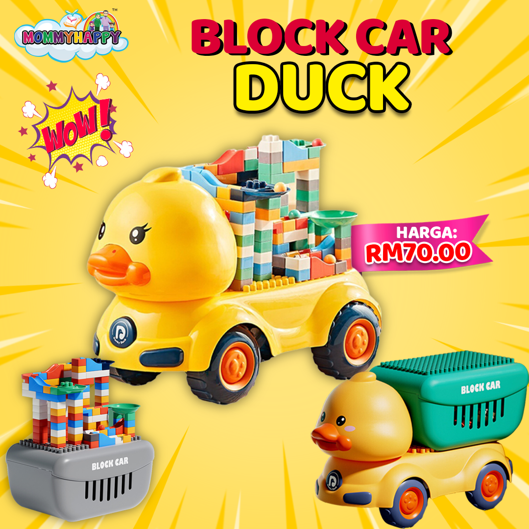 BLOCK CAR - DUCK - MommyHappy