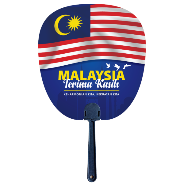 KIPAS MALAYSIA MOMMY HAPPY x SYIFA DESIGN (MALAYSIA MERDEKA) – BIRU ...