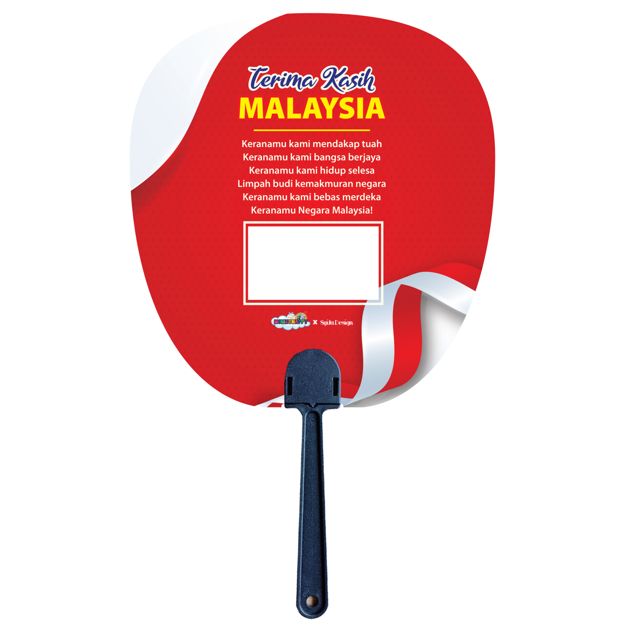 KIPAS MALAYSIA MOMMY HAPPY x SYIFA DESIGN (MALAYSIA MERDEKA) – MERAH ...