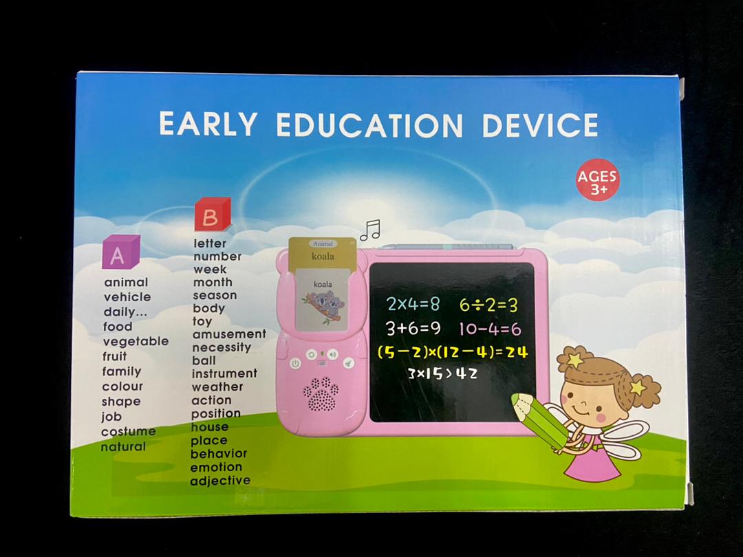 EARLY EDUCATION DEVICE ( WRITING BOARD CARD READER) - MommyHappy