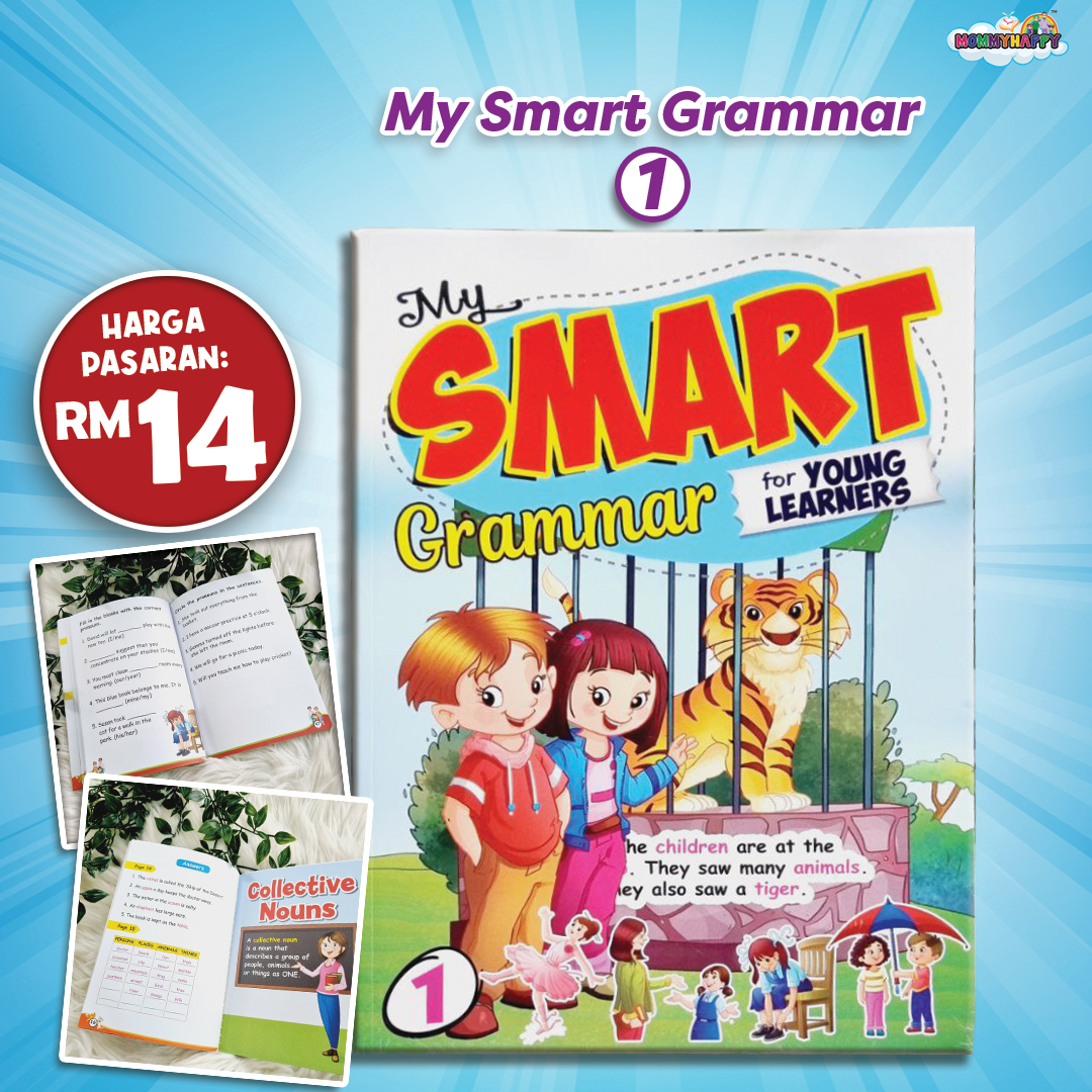 MY SMART GRAMMAR FOR YOUNG LEARNERS (BOOK 1) - MommyHappy