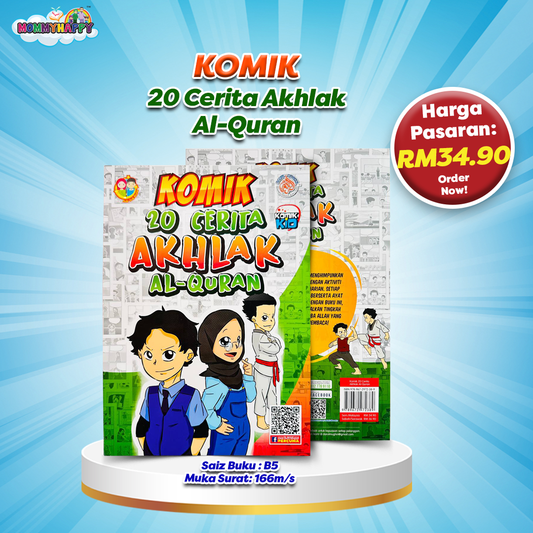KOMIK 20 CERITA AKHLAK AL-QURAN – MommyHappy