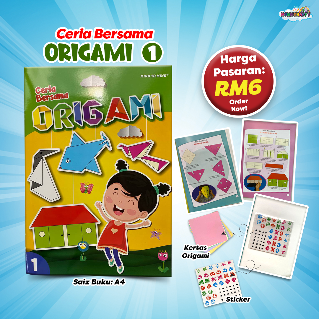 Ceria Bersama ORIGAMI – Buku 1 – MommyHappy