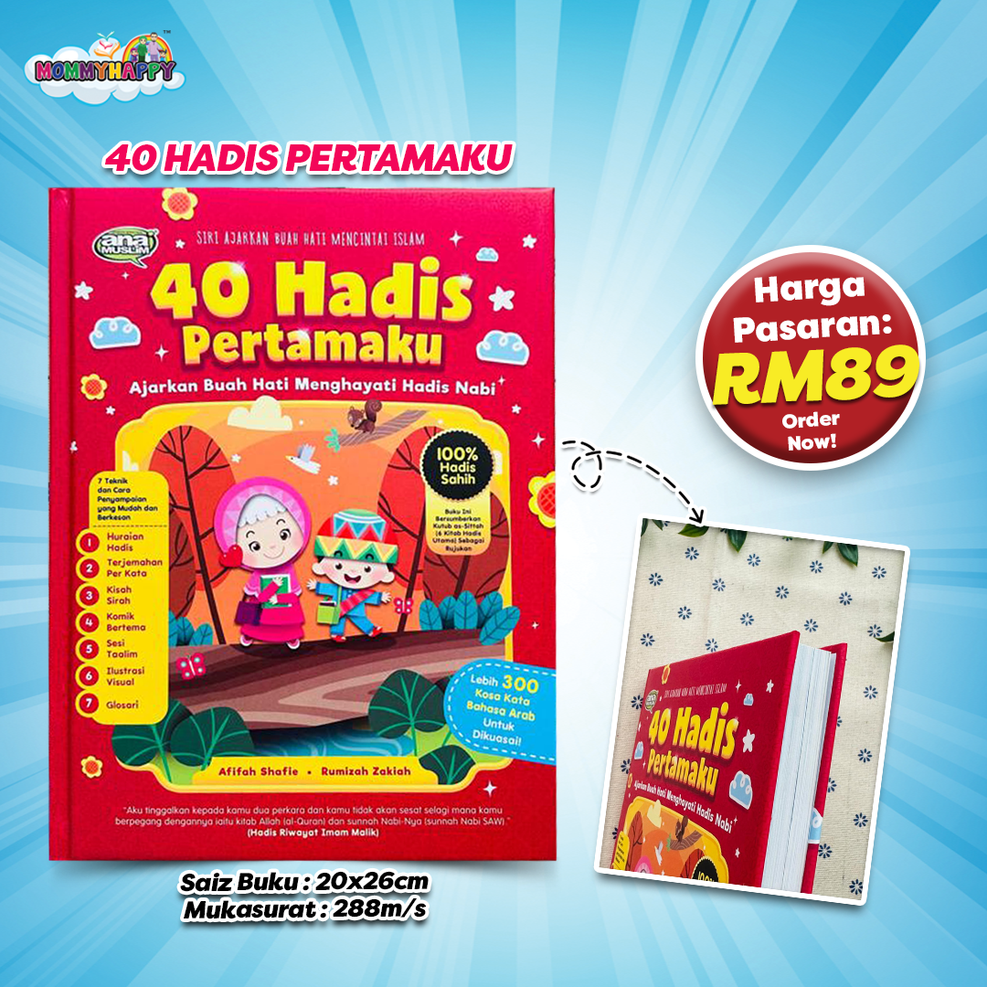 40 HADIS PERTAMAKU - Ajarkan Buah Hati Menghayati Hadis Nabi - MommyHappy
