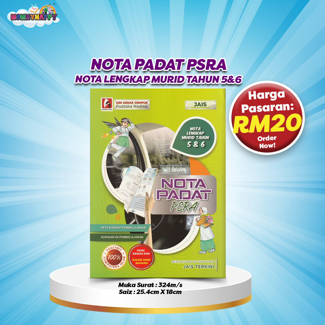 NOTA PADAT PSRA (Nota Lengkap Murid Tahun 5 & 6) - MommyHappy